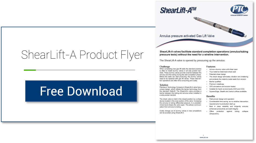 ShearLift-A Annulus Pressure Activated GLV